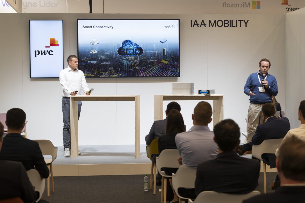 SCIO bei der PwC Startup Challenge auf der IAA Mobility in München ...
